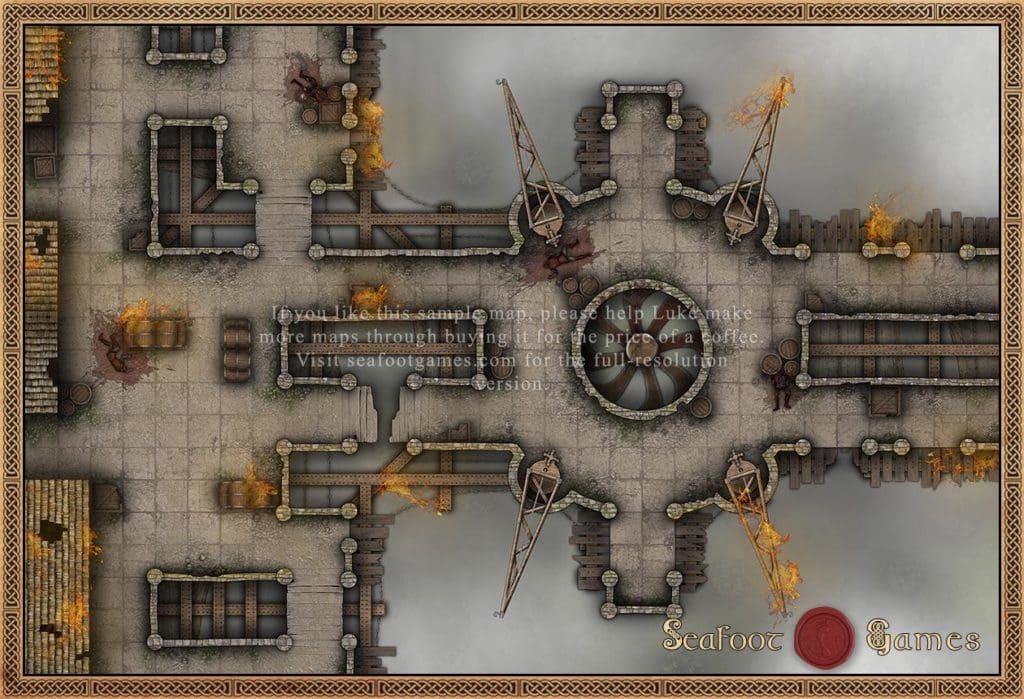 Quarantine Bundle - 520+ Cheap Foundry Ready DnD Battlemaps