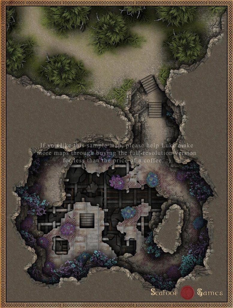 Prepared GM’s DnD Battlemap Bundle – 210 Large Maps