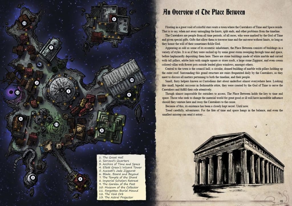 The Place Between Campaign Sourcebook with Foundry VTT Ready ...