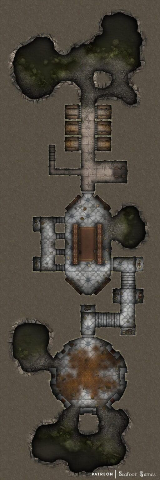 Black Dragon's Swamp Stronghold Lair Free 60x20 Multi-Level DnD ...